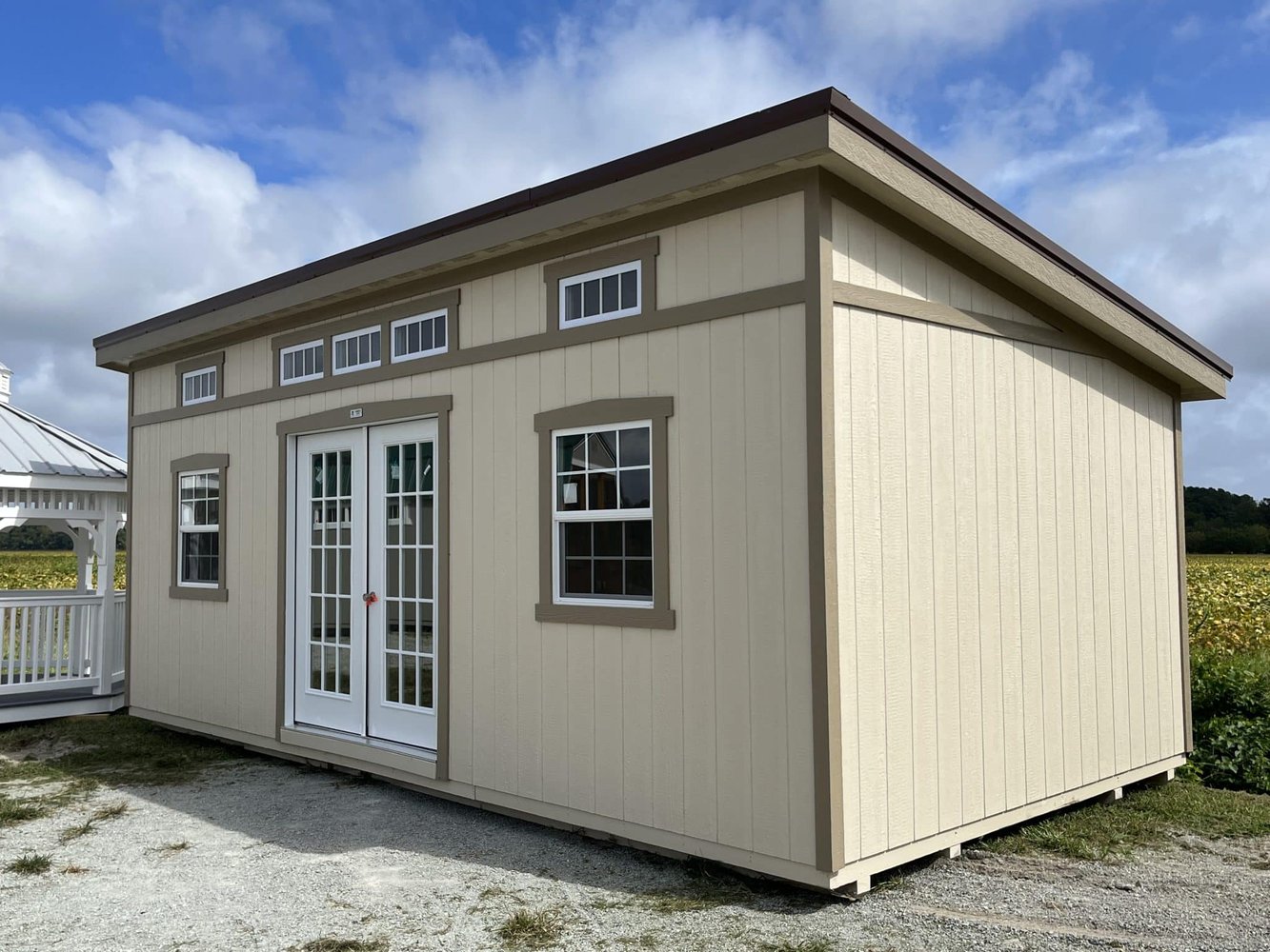 Shed - Studio 12x24 with Insulated Windows - Sheds of Oriental NC