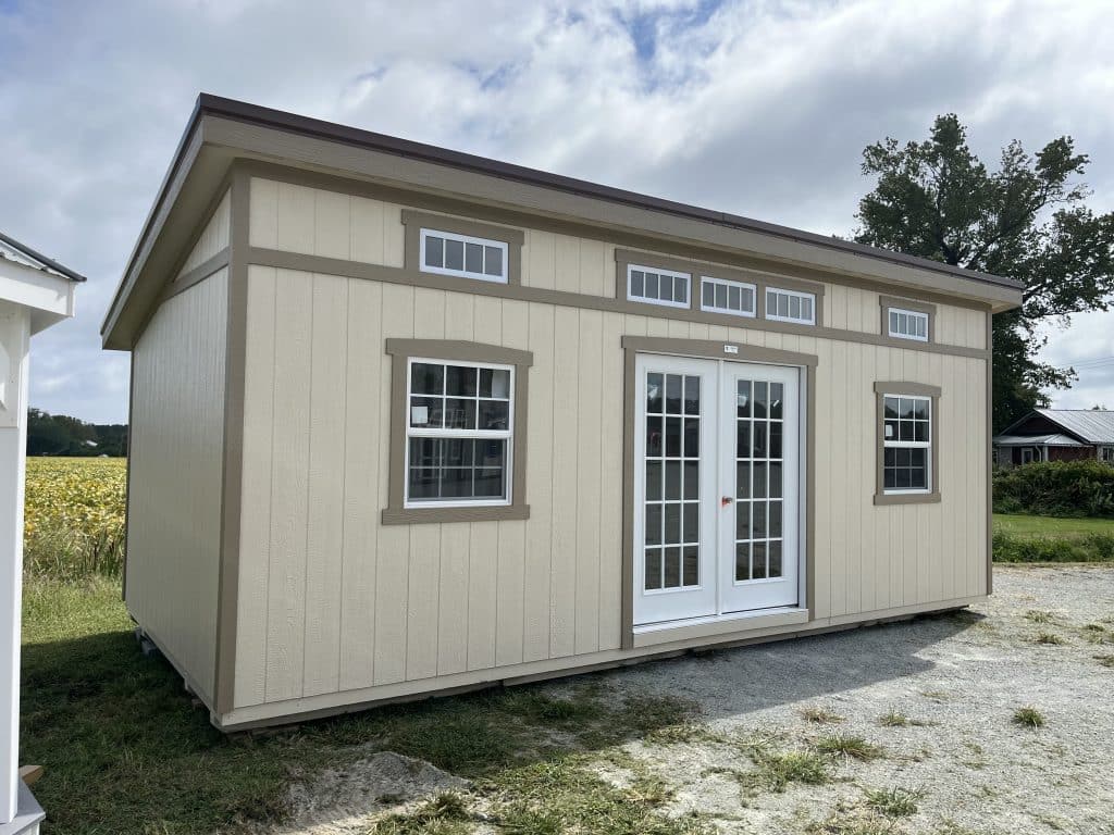 Shed - Studio 12x24 with Insulated Windows - Sheds of Oriental NC